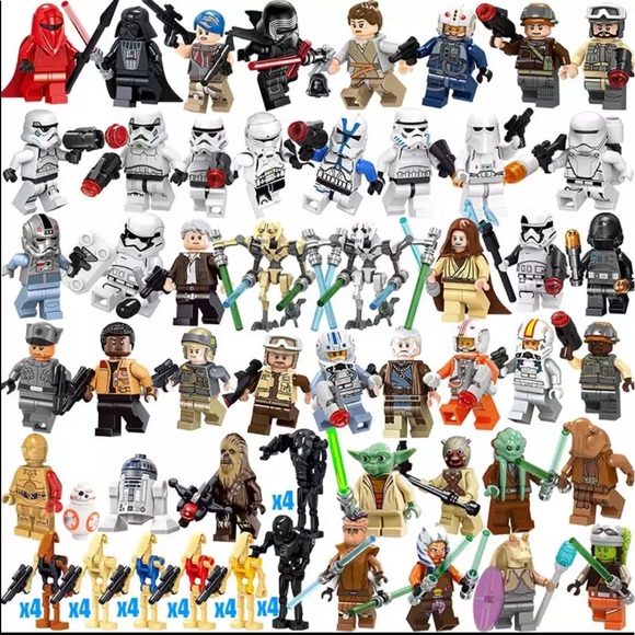 Toys | Star Wars Mini Figures Collection 73 Total | Poshmark